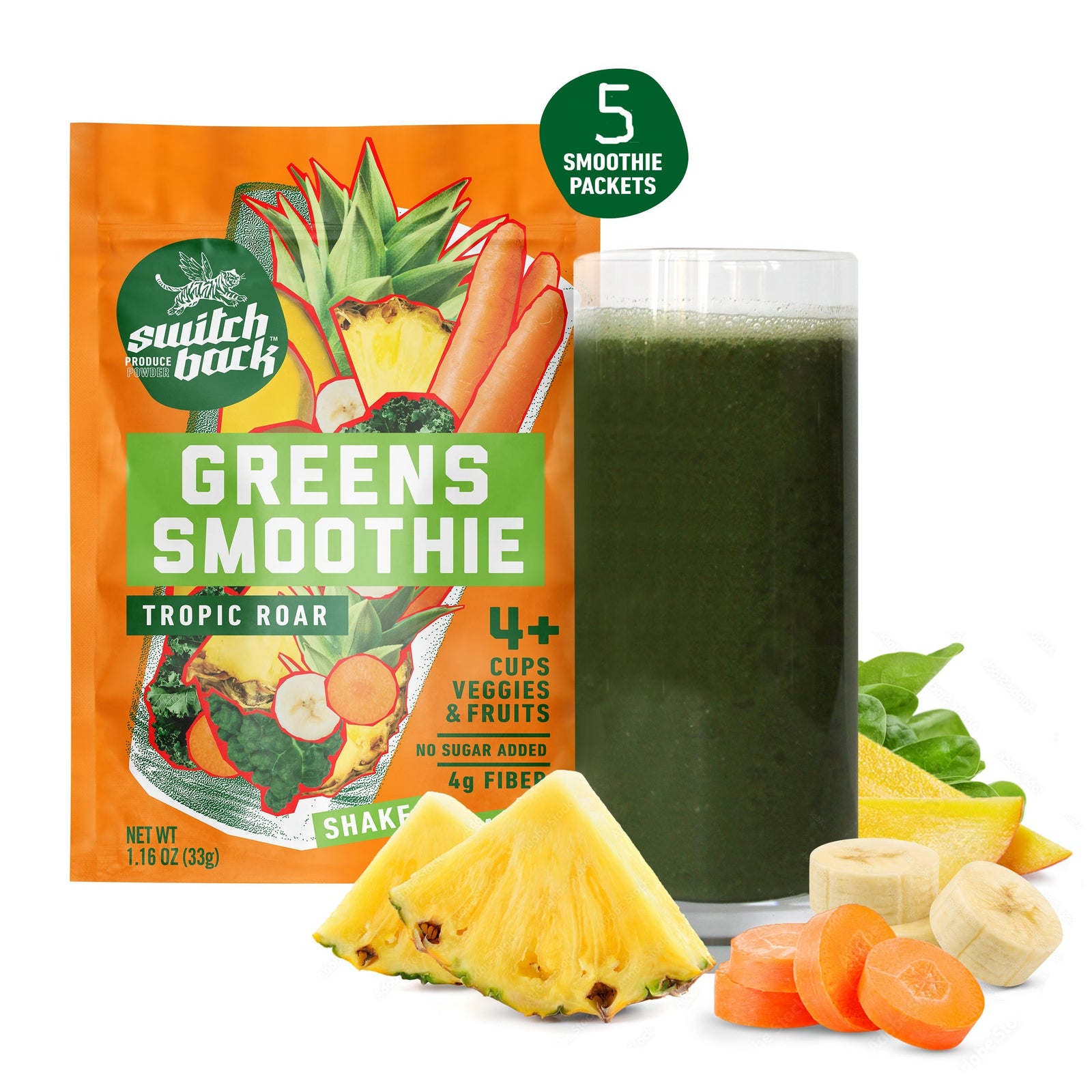 Tropic Roar Smoothie Mix (21 Pack or 150 Pack) | Zero Sugar Added ...